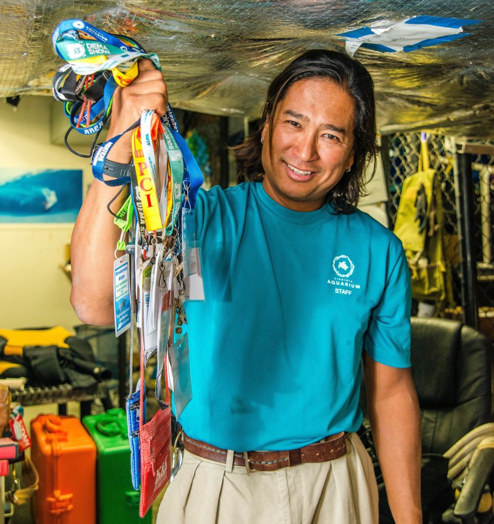 Virginia Aquarium Dive Safety Officer Sonny Alejo’s Eclectic Desk ...
